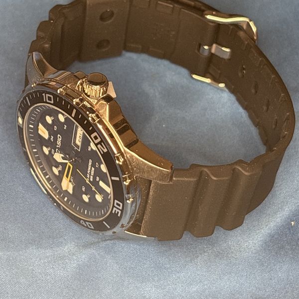 Casio Diver-Style Solar-Powered MTP-S110-2AV | WatchCharts Marketplace