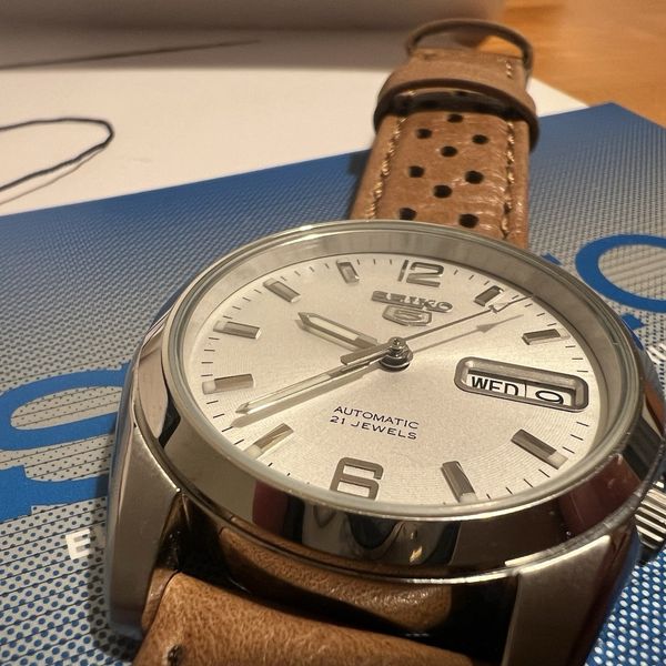 Seiko 5 Sports Silver Men's Watch SNK385K1 | WatchCharts Marketplace
