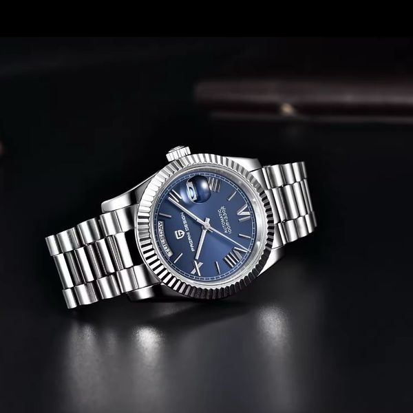 PAGANI DESIGN DD36 Automatic Presidential Day-Date Diver Stainless ...
