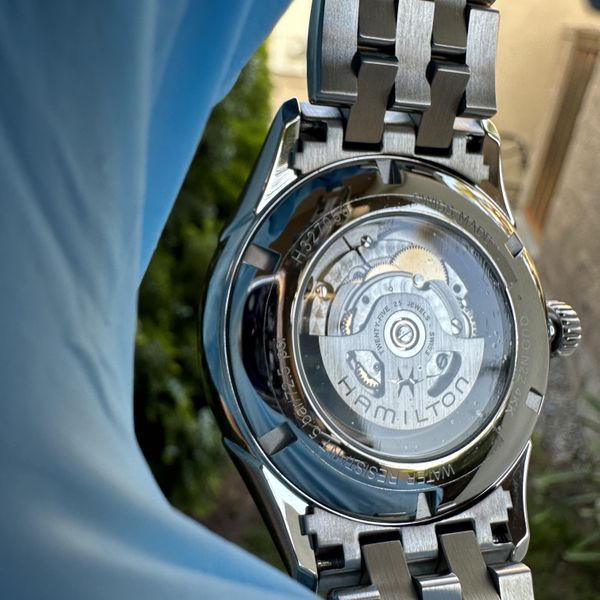 [WTS] Hamilton Jazzmaster Open Heart Grey Dial Stainless Steel Watch ...
