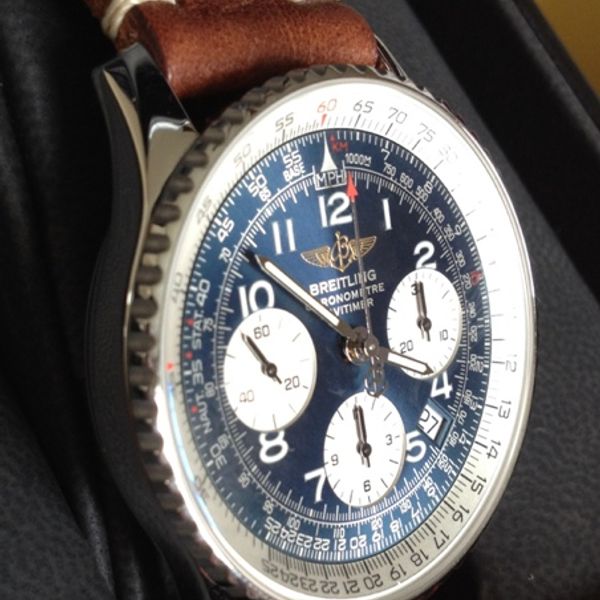 FSOT: Breitling Navitimer A23322 w/ Blue Face! | WatchCharts Marketplace