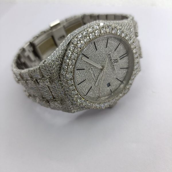 ap audemars piguet watch moissanite men watch | WatchCharts Marketplace