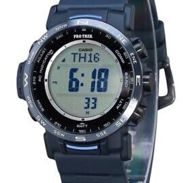 Casio ProTrek Climber Line Digital Sports Tough Solar 100M Men's Watch ...