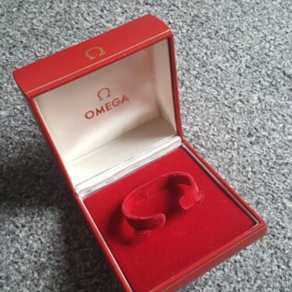 OMEGA Watch Red Box Presentation Case Made in Switzerland | WatchCharts ...