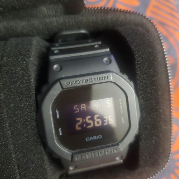 Casio Men's Digital Watch G-Shock Black Resin Strap Shock Resistant ...