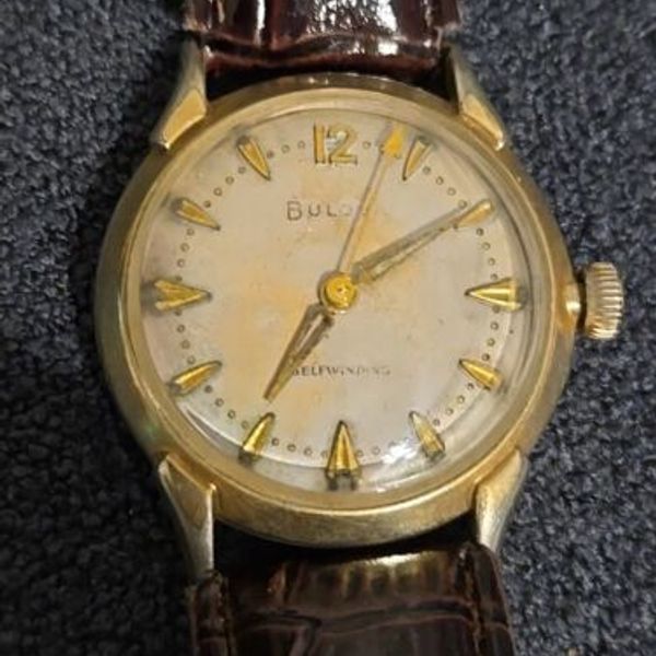 Original 1953 BULOVA ROYAL CLIPPER Self Winding Men's Vintage Watch ...