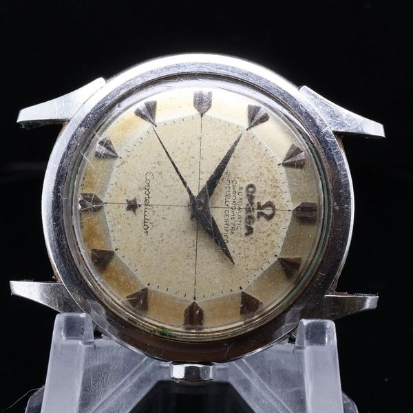 Vintage 58 Omega Constellation Steel 505 Auto Pie Pan Watch ref 2852 ...