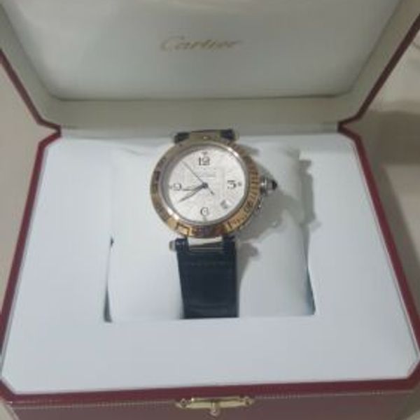 Cartier pasha 2378 Bezel 18k GOLD Mens Watch | WatchCharts
