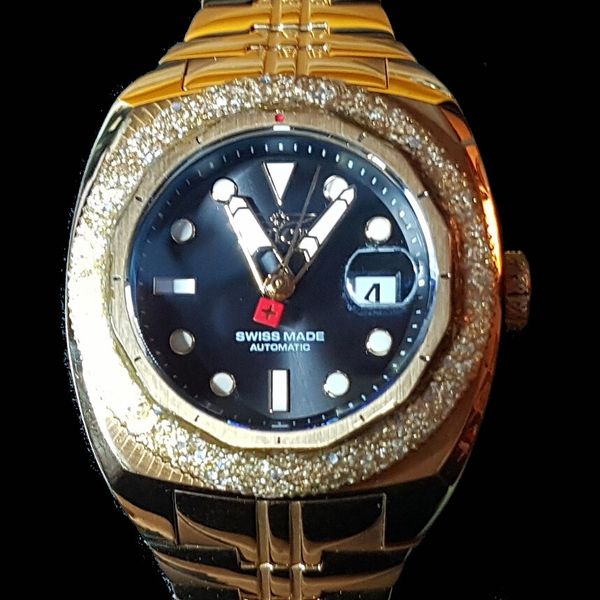Invicta Swiss Made Diver, 46mm, Model 44770, R 150 Automatic, Gold ...