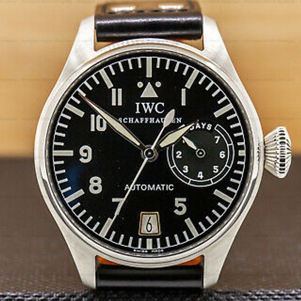 IWC 5002-01 Big Pilot 5002 SS 7 Day BOX AND PAPERS | WatchCharts ...