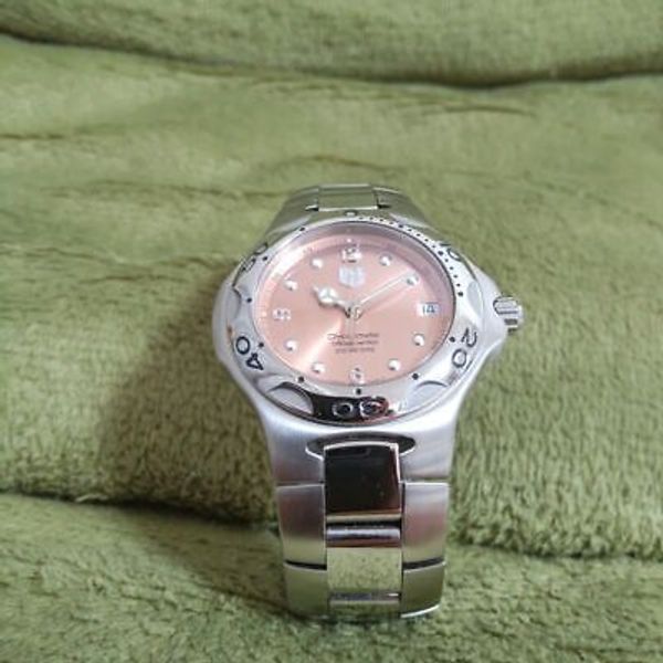 TAG Heuer Kirium WL5114 Salmon Dial Chronometer Automatic W/Extra Links ...