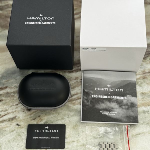 Hamilton Khaki Field x Engineered Garments Limited Edition Collab Watch ...