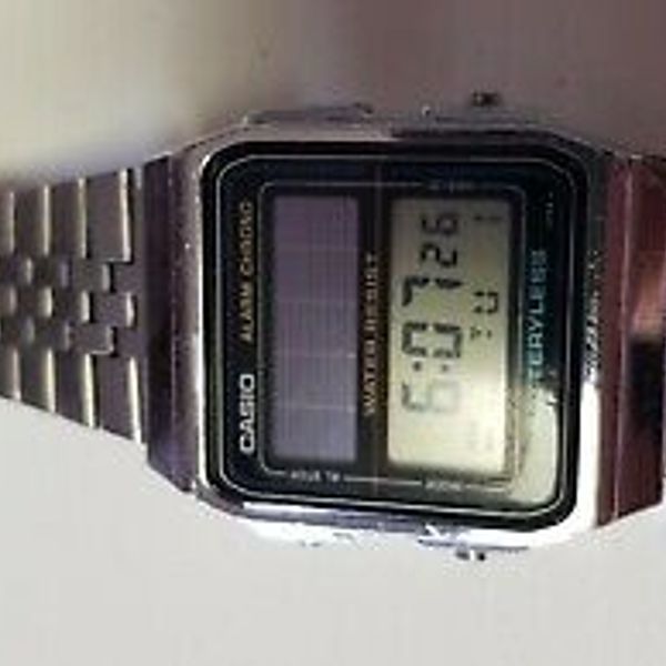 VINTAGE CASIO SOLAR WATCH AL-180 MADE IN JAPAN | WatchCharts Marketplace