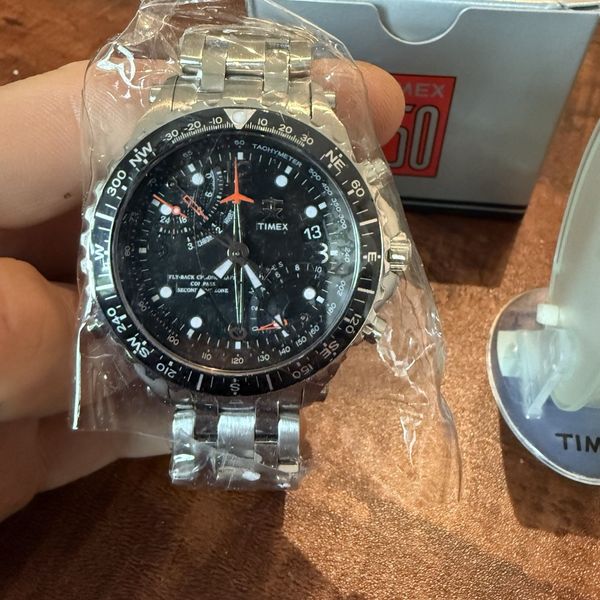 Timex TX Technoluxury Fly-Back Chronograph Quartz Watch T3B901 Dead ...