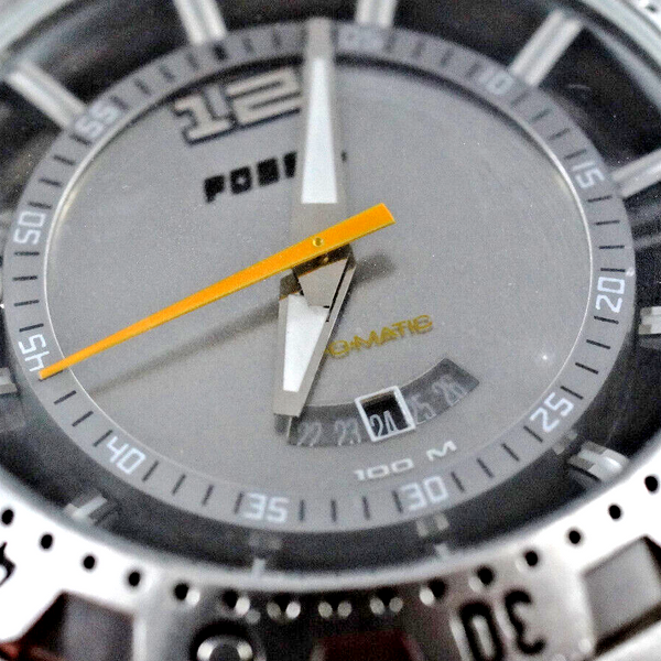 Rare Fossil Automatic Rotating Bezel Date Men's Watch AM-4029 ...