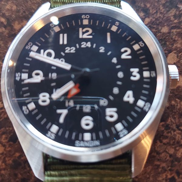 [$375 USD] Sangin Overlord GMT Brushed | WatchCharts Marketplace