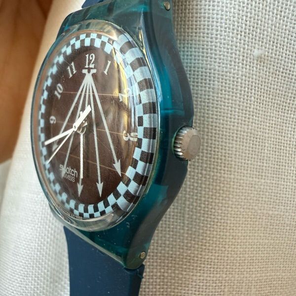 Swatch Solar 1994 - SRN100 "Happy Blue" | WatchCharts Marketplace