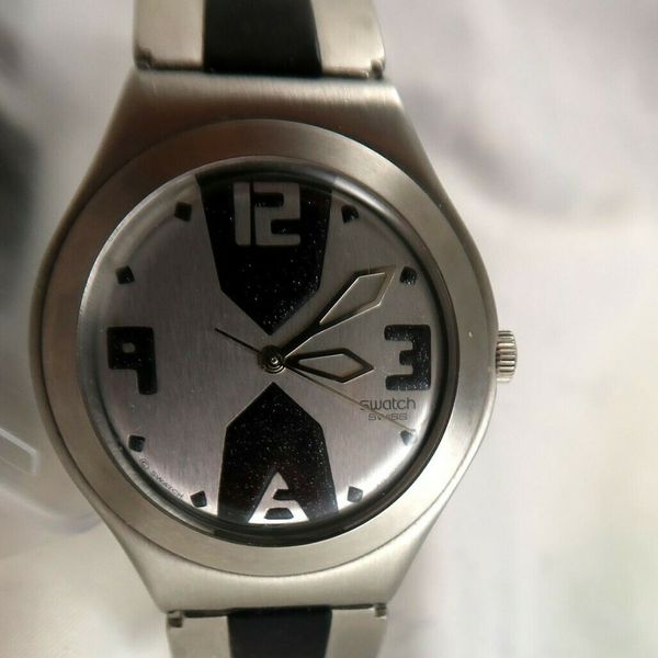 SWATCH Irony Iron Arrow YGS115H Gently Used Metal Band | WatchCharts ...