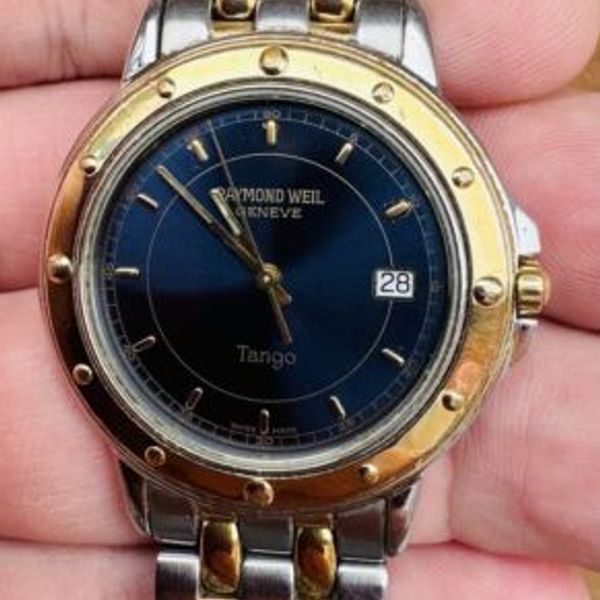 A GENTS RAYMOND WEIL TANGO 5560 WRISTWATCHâ ¦ FULL WORKING ORDER ...