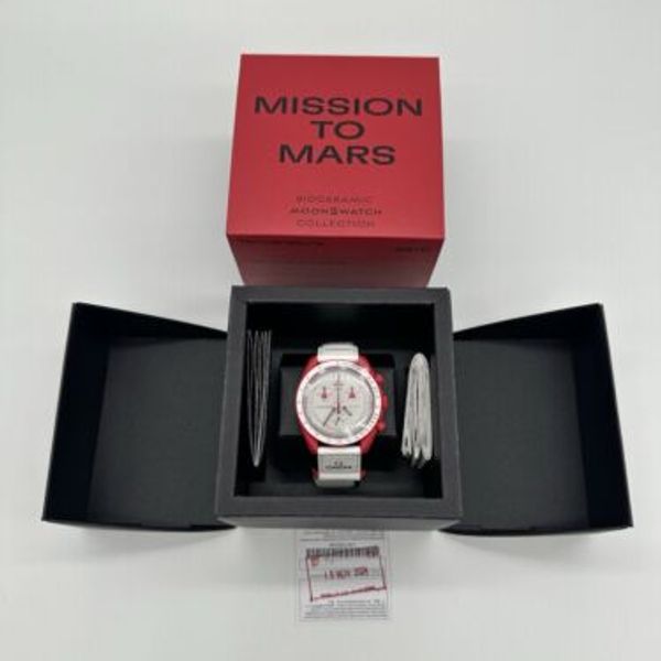 swatch x omega bioceramic moonswatch mission to mars | WatchCharts ...