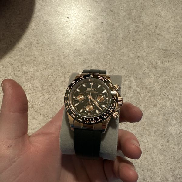 Seiko Daytona Mod Functional Chronograph VK63 Movement Mecaquartz Seiko ...