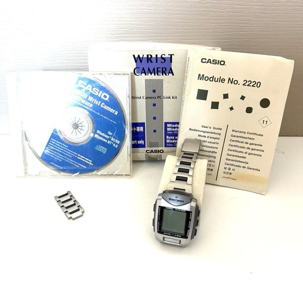 Vintage Casio WQV-1 Digital Wrist Camera Watch TESTED w/ Box ...