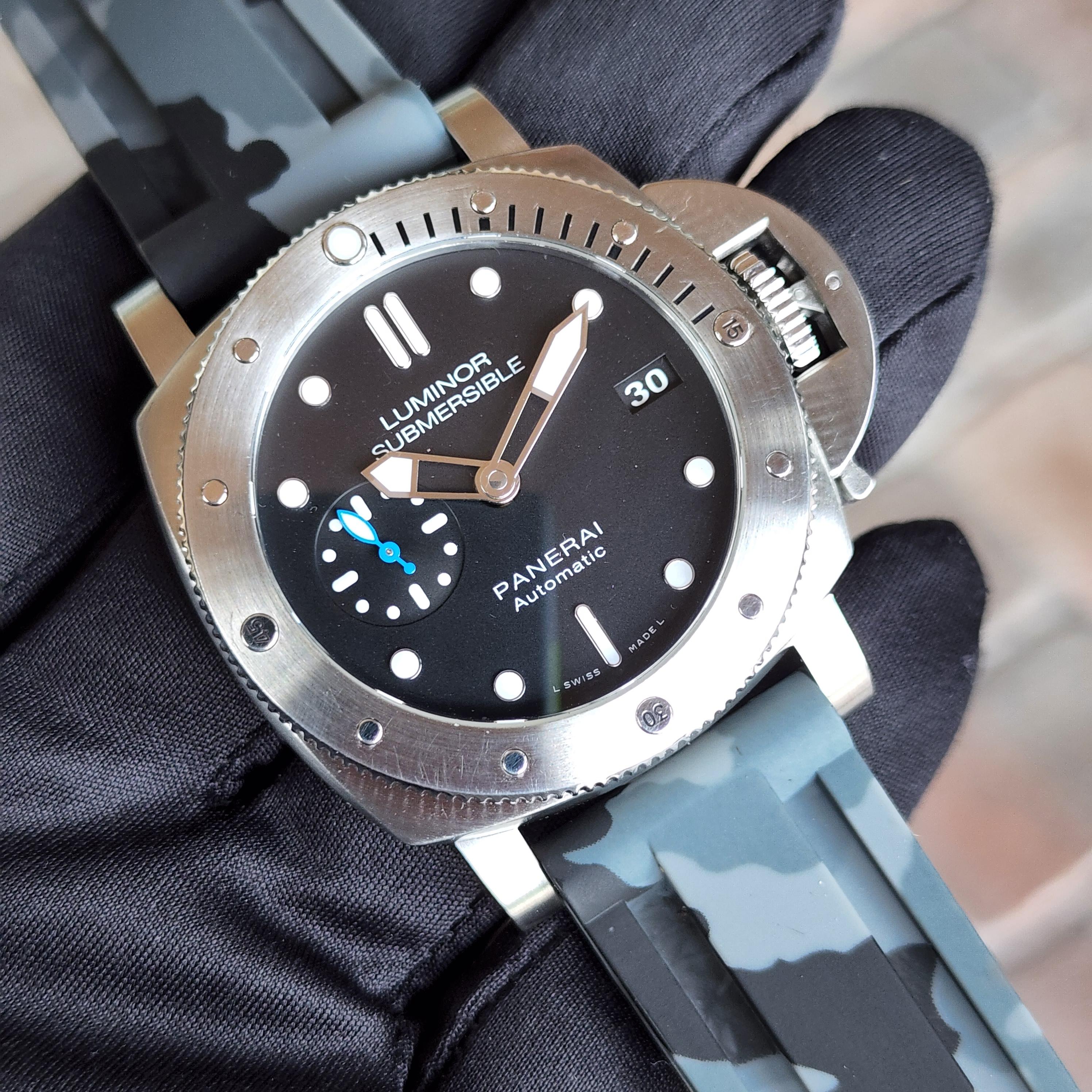 Fsot:panerai luminor 1950 42mm submersible pam00682 682 1950 3 days ...