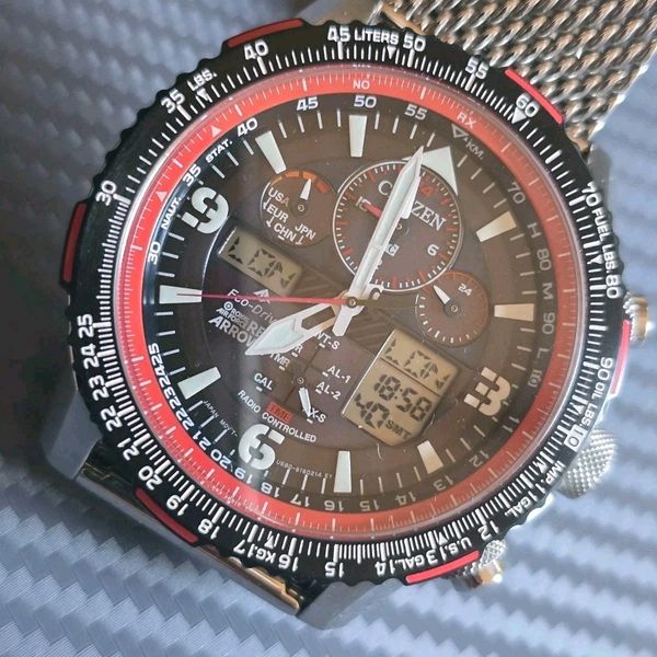 Citizen Red Arrows Limited Edition Skyhawk A.T JY8079-76E Watcb ...