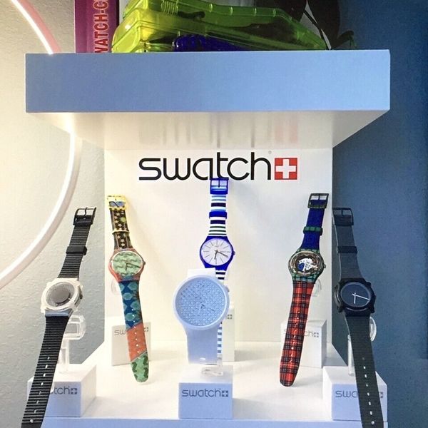 SWATCH WATCH Logo STICKER - LARGE | WatchCharts Marketplace