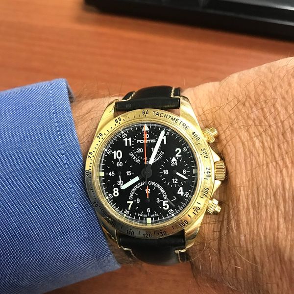 Fortis 18K Cosmonauts Chronograph with GMT, COSC Chronometer - A lot of ...