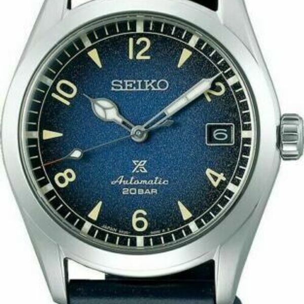 NEW SEIKO PROSPEX ALPINIST SPB157 BLUE DIAL AUTOMATIC 38MM LEATHER ...