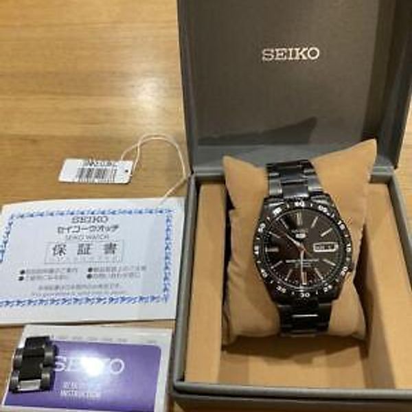 SEIKO SEIKO5 SNKE03K1 Black Automatic Men's Watch New in Box ...