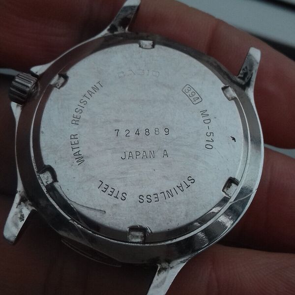 CASIO MD-510 MODULE 394 DIVER WATCH VINTAGE JAPAN A MONTRE OROLOGIO ...