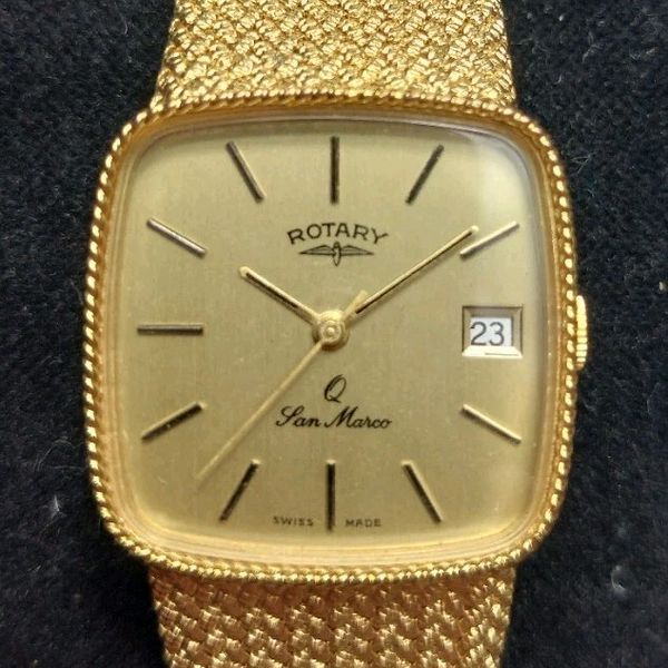 Stunning Vintage Rotary Q San Marco Swiss Mid-size Quartz Watch ...