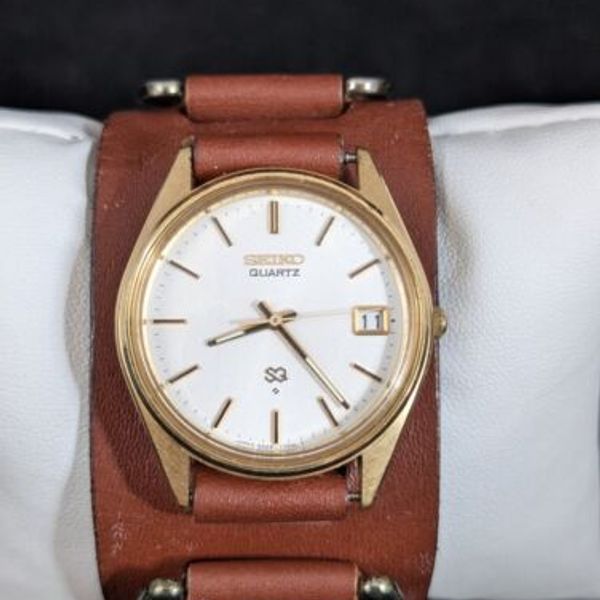 Seiko VINTAGE SQ 8222-7000 QUARTZ WATCH GOLD RARE COLLECTORS New Battery | WatchCharts Marketplace