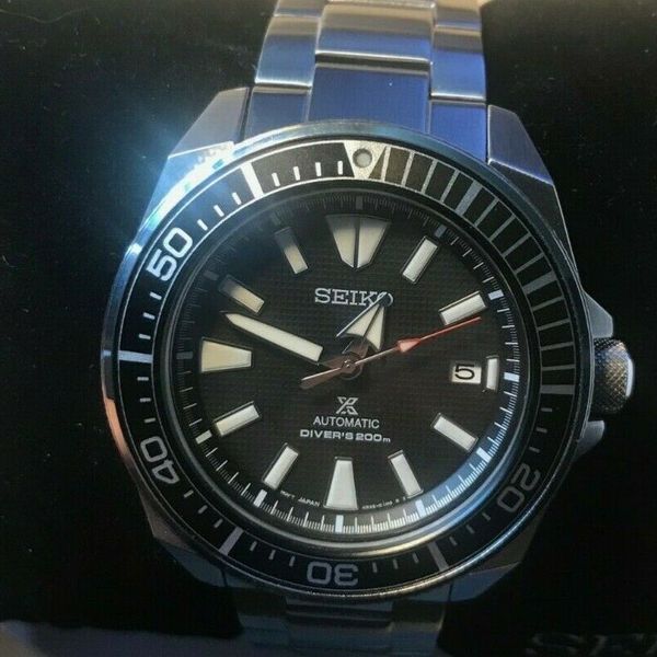 Seiko SRPB51 Prospex Samurai Stainless Steel Automatic 44mm Watch ...