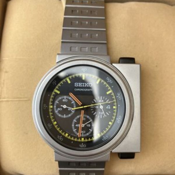 SEIKO SCED035 GIUGIARO LIMITED 7T12 ALIENs ELLEN Silver Box & Paper ...
