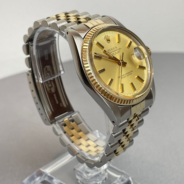 FS: Rolex Datejust 16013 wide boy dial w/papers | WatchCharts Marketplace