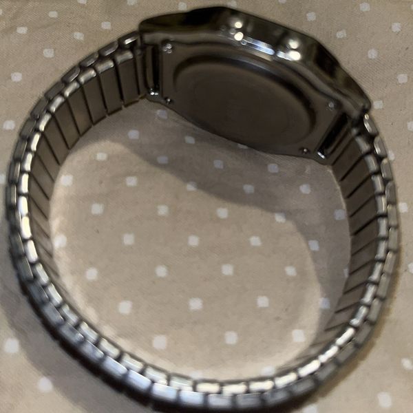 Mens Timex Indiglo 555 SS Men Silver Stainless Steel Digital Watch New ...