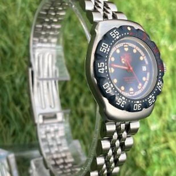 First Generation TAG HEUER Formula 1 Professional 200m Vintage Watch ...