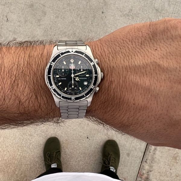 Vintage Tag Heuer 37 mm 200 m PROFESSIONAL: Works GREAT! | WatchCharts ...