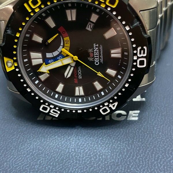 ORIENT M-FORCE 200m EL0A001B "Bravo" divers watch automatic power ...