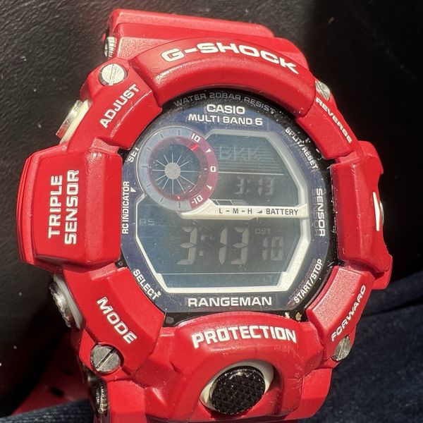 Rescue Red Casio 9400 Rangeman | WatchCharts Marketplace