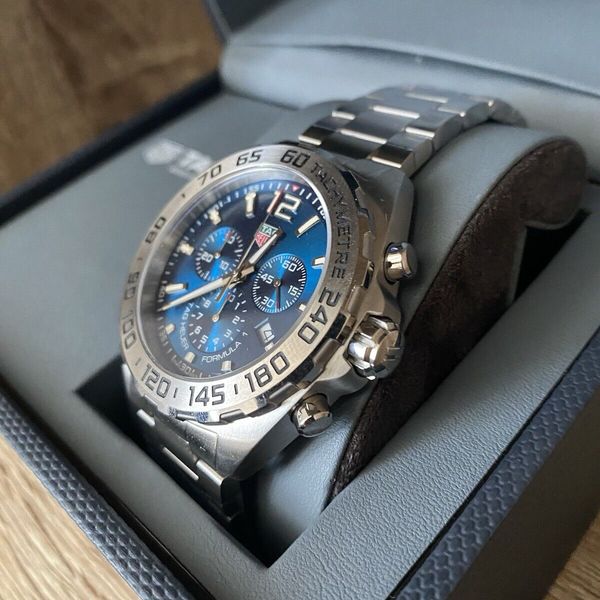 Tag Heuer Formula 1 Quartz Chronograph Blue Caz101k | WatchCharts ...