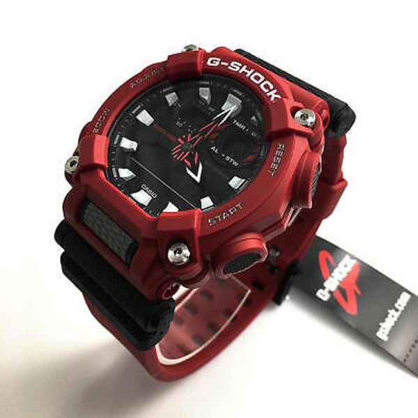 Men's Casio G-Shock Digital Analog Military Style GA-900 Red Watch ...