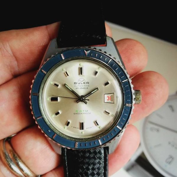 Vintage Buler SkinDiver style with Bakelite Bezel | WatchCharts Marketplace