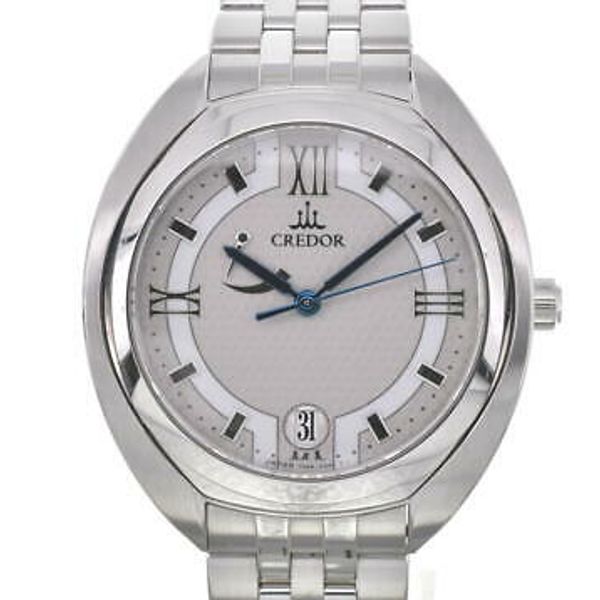 SEIKO CREDOR SIGNO GCLH983 Silver Dial Spring drive Men's Watch W ...