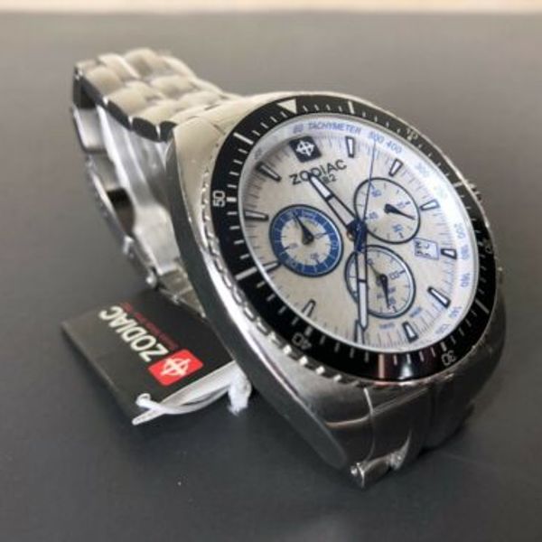 Zodiac Speed Dragon ZO5505 Men's Alarm Chronograph Swiss Made Watch ...