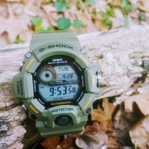 ALL POSITIVE Rangeman GW-9400-3CR Olive GREEN CASIO G-Shock Professionally modified ...