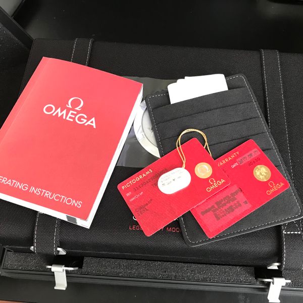 FS Omega Speedmaster Hesalite Moonwatch full kit big box presentation ...